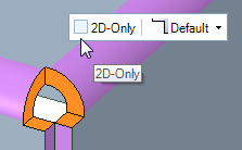 Two-Dimensional (2D) and Three-Dimensional (3D) Corner Relief Options